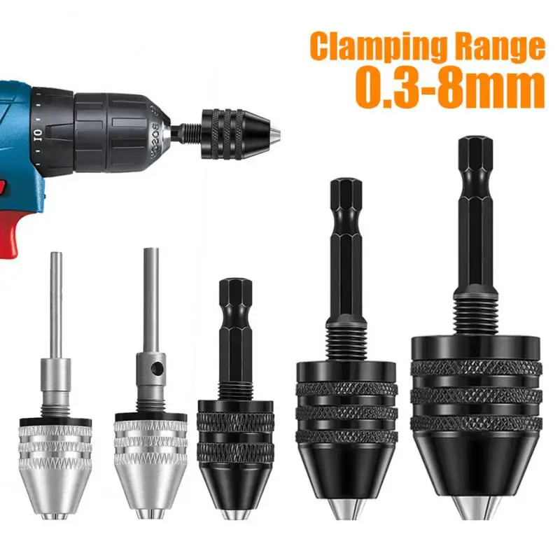 Mini-Hex-Shank-Drill-Bits-Adapter-Drill-Chuck-Keyless-Screwdriver-Chuck ...