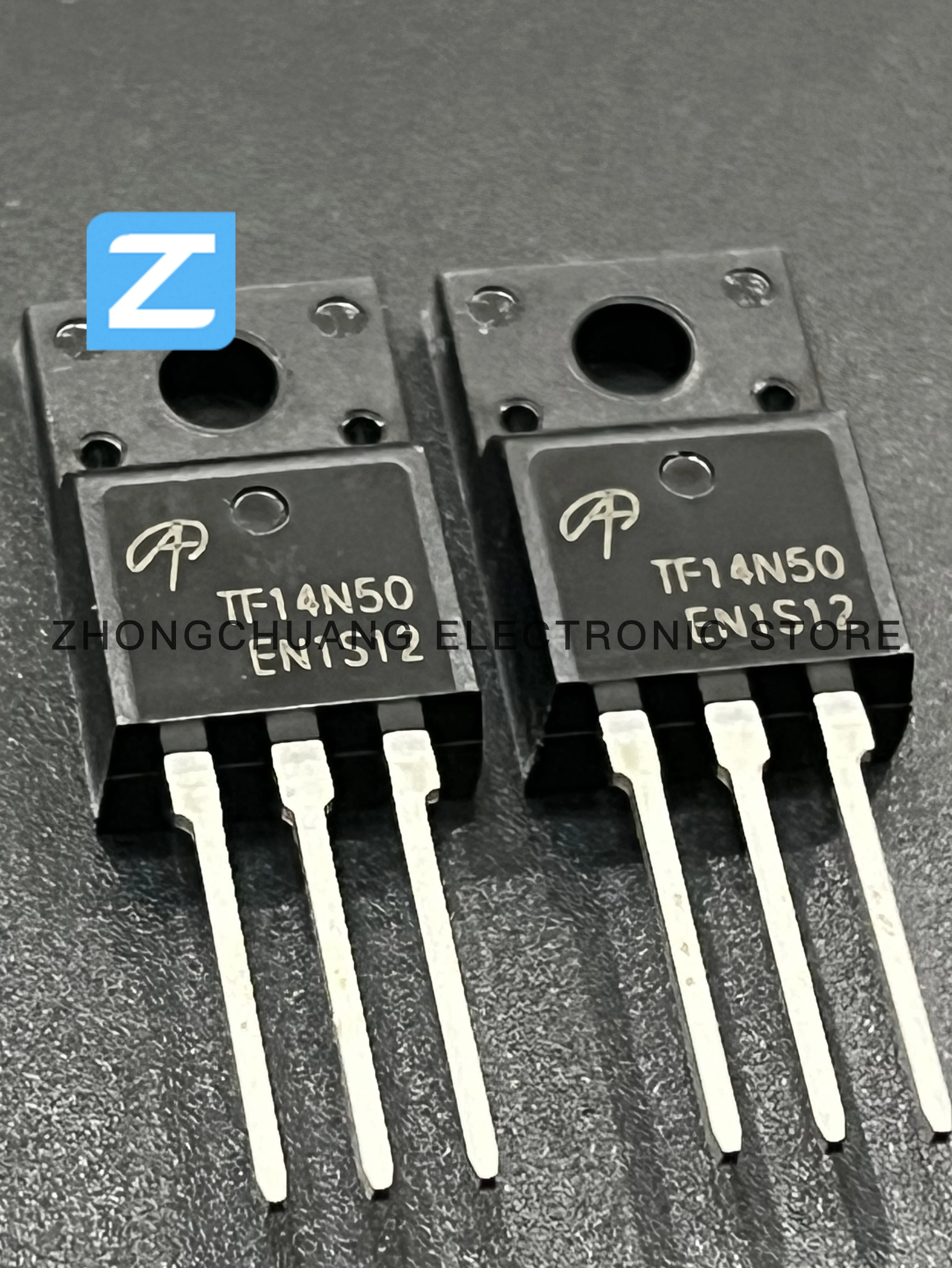 1-10PCS-AOTF14N50-TF14N50-TO-220F-500V-14A-N-Channel-MOSFET-new ...