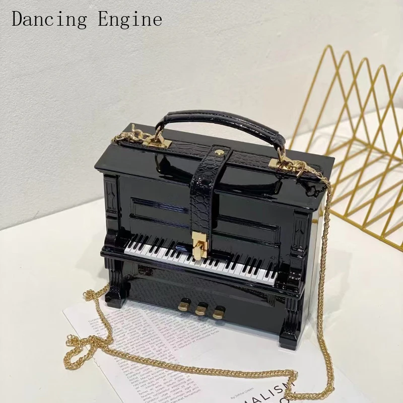 Women Shoulder Bags Piano | Handbag Women Piano | Piano Design Bags ...