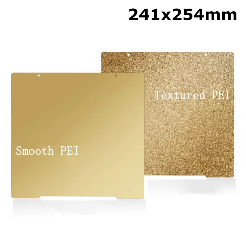 ENERGETIC PEI Sheet 241x254mm For Prusa Mk3S MK4 Double Sided Textured ...