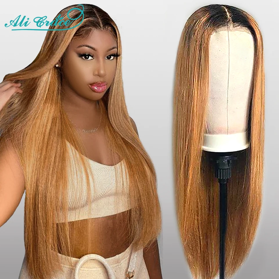 Human Hair Brown Hair Wigs | Lace Front Wig Human Hair | Ali Grace ...