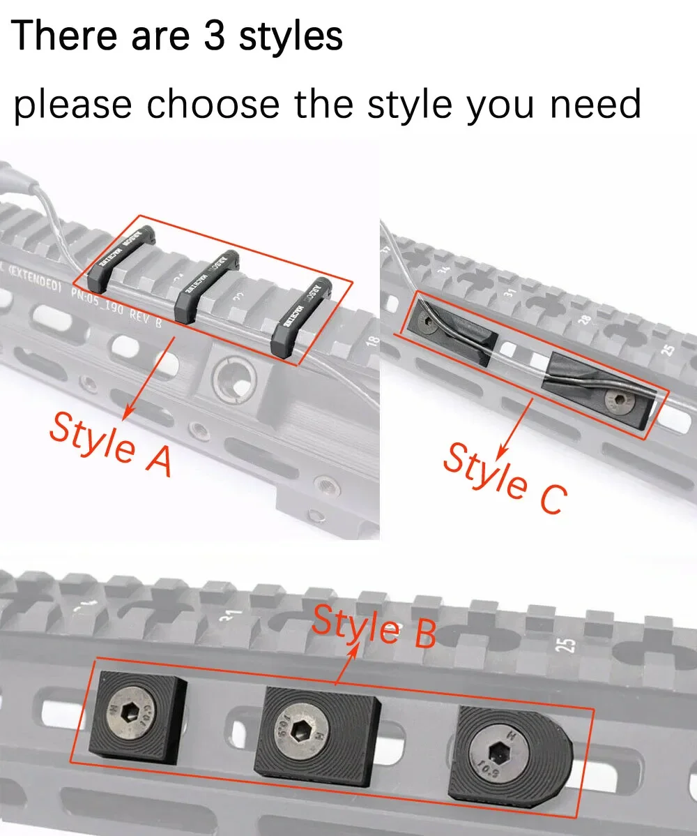 Arson-M-LOK-Keymod-20mm-Rail-Cover-Wire-Guide-System-Cable-Management ...