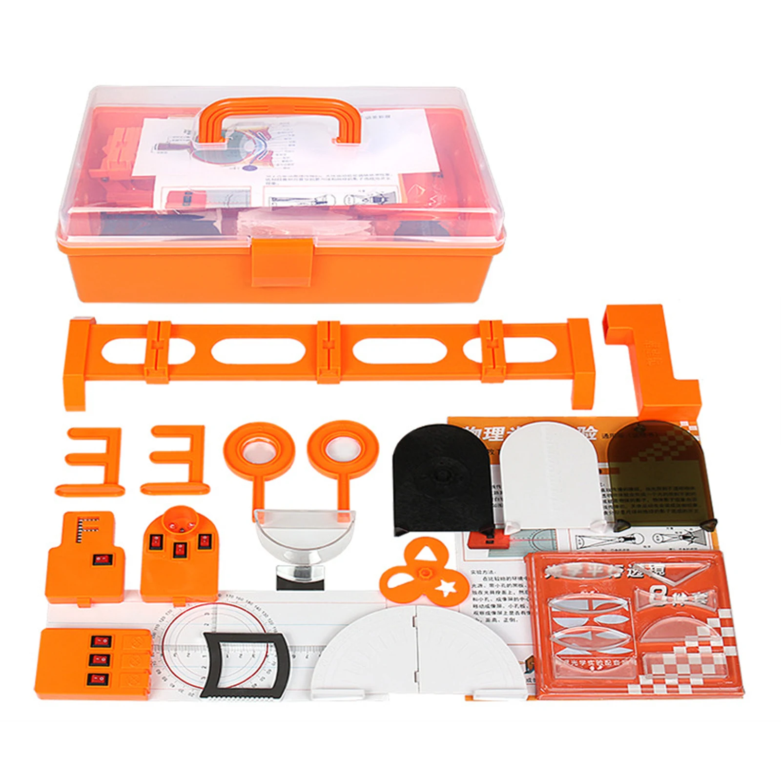 Physical Lab Optics Experiment Kit Optical Bench Set Concave Convex ...