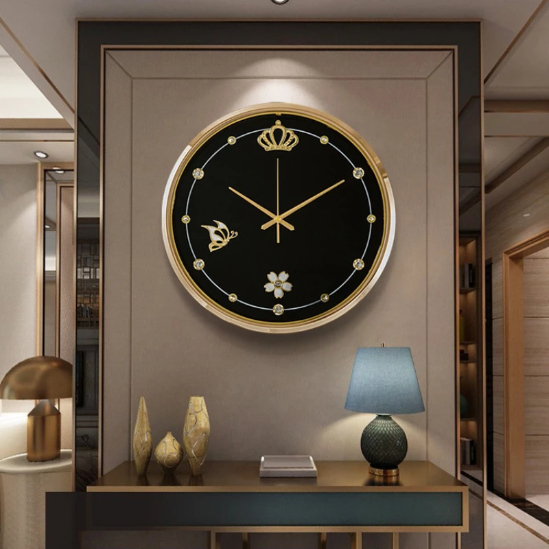 Luxury-Wall-Clock-Modern-Design-Living-Room-Decoration-3d-Wall-Clock ...