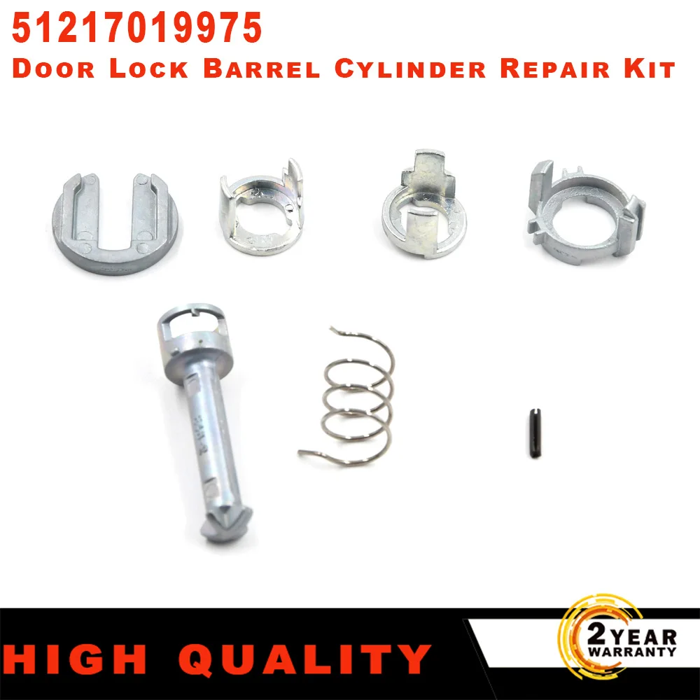 For-BMW-E46-3-Series-2001-2006-Left-Driver-Door-Lock-Cylinder-with-2 ...