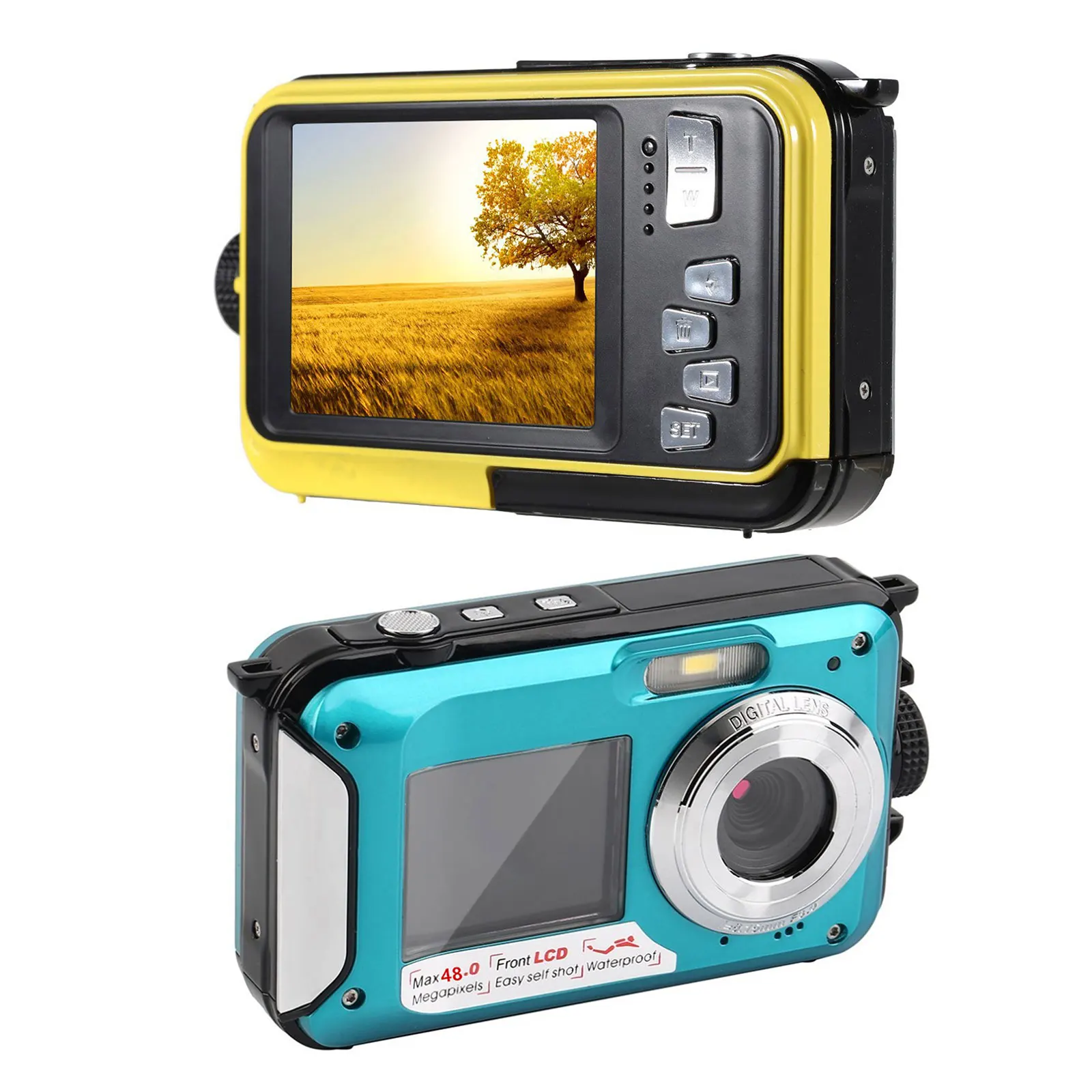 Lightweight-Underwater-Camera-HD-48MP-Digital-Camera-Selfie-16X ...