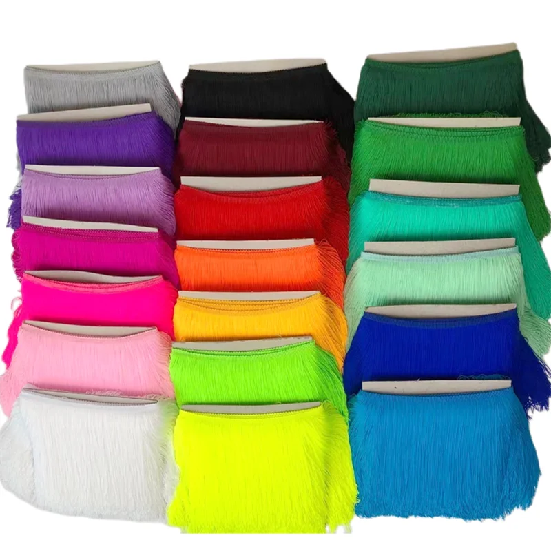 Polyester Curtain Garments Accessoriestrimming | Polyester Latin Dance ...