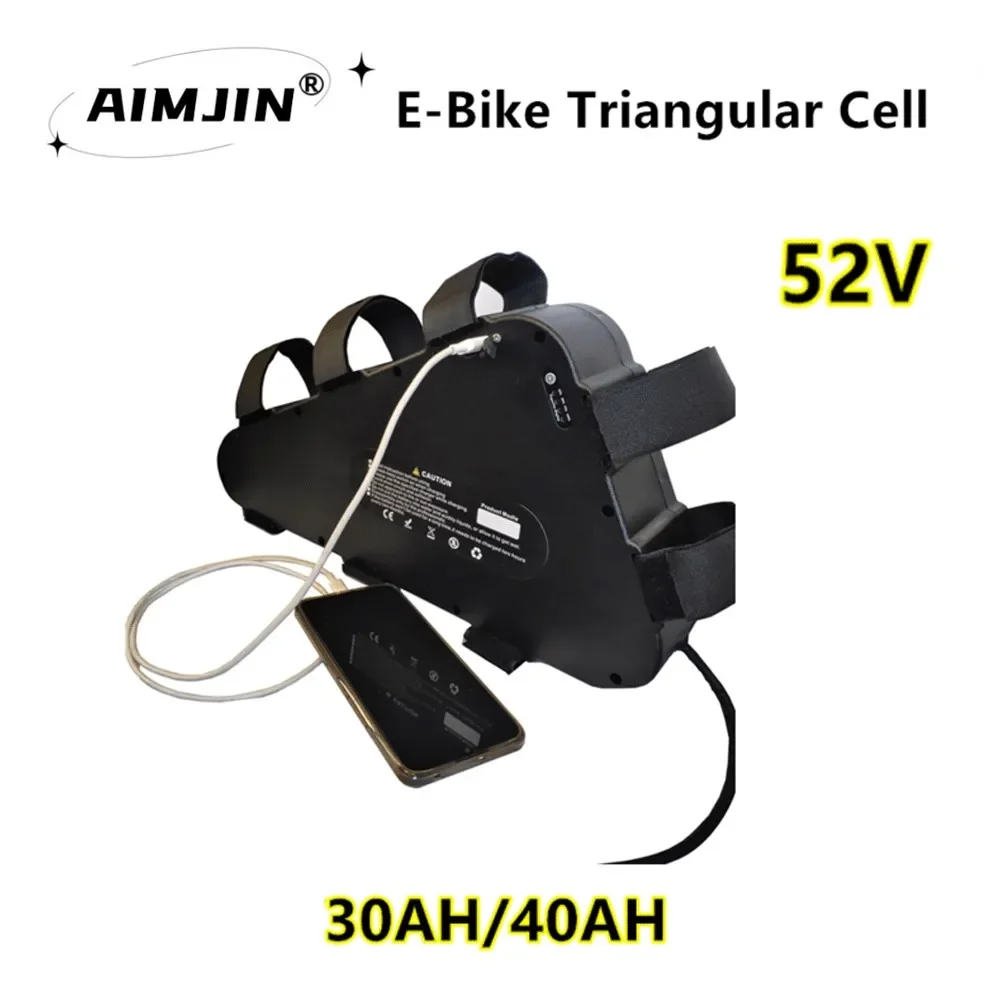 Triangle-Electric-Bicycle-eBike-Battery-48V-52V-for-20Ah-30Ah-Bateria ...