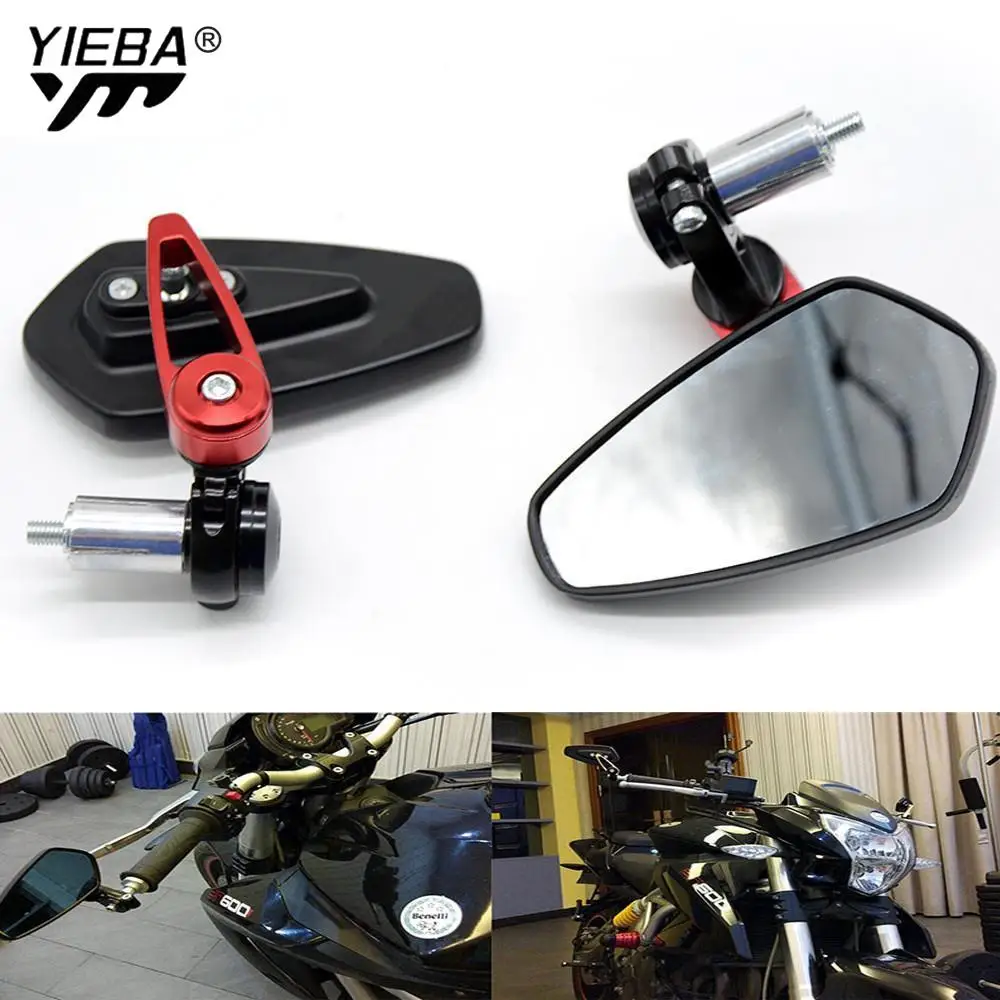 Motorcycle Rear View Mirrors Bar End Mirror For Yamaha MT01 MT03 MT 07 ...