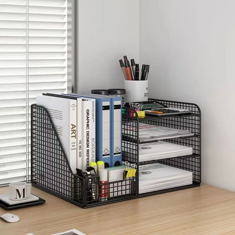 Thickened-file-rack-File-frame-storage-box-Multi-layer-office-storage ...