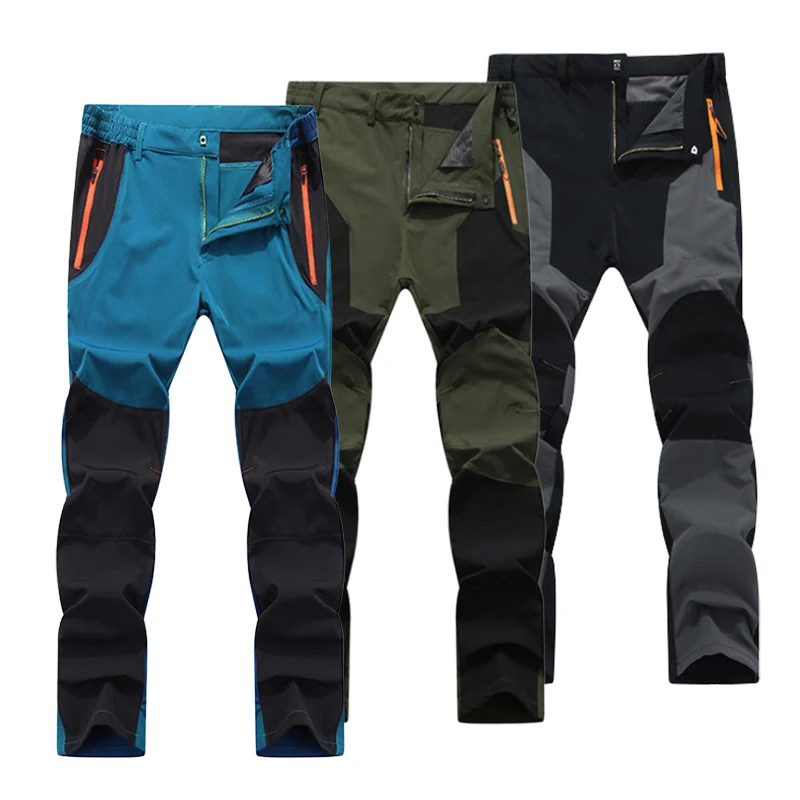 TRVLWEGO-Pantalones impermeables de secado rápido para hombre, ropa ...