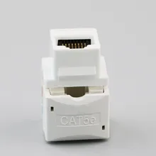 5pcs Cat5e Utp Ethernet Network Module Rj45 Wall Plug Connector ...
