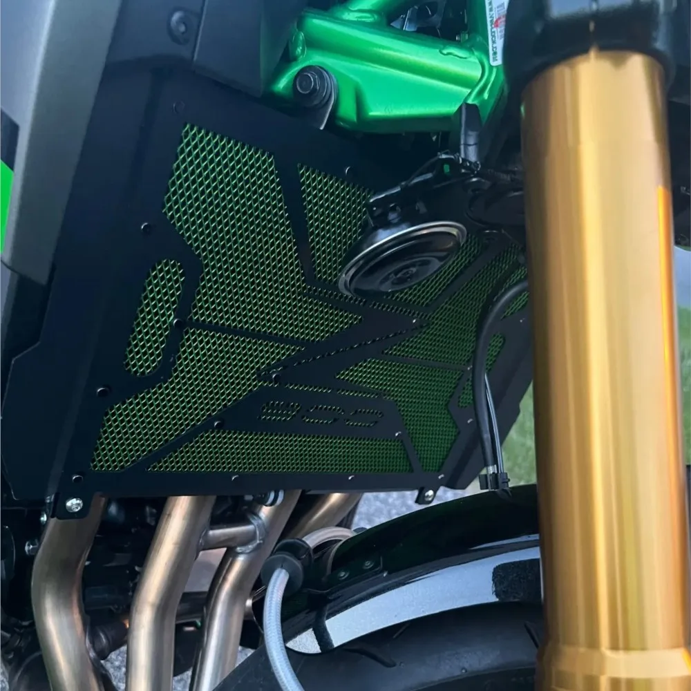 Motocicleta-Radiator-Grille-Cover-para-Kawasaki-Protection-Guard ...