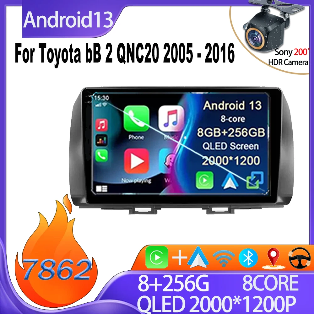 Android-13-For-Toyota-bB-2-QNC20-2005-2016-Carplay-High-performance-CPU ...
