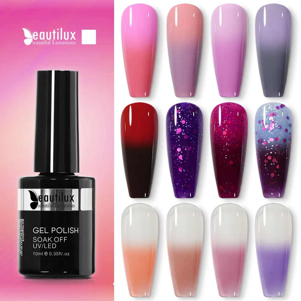 Beautilux-Nude-Thermal-Nail-Gel-Polish-Semi-Permanent-Ombre-Temperature ...