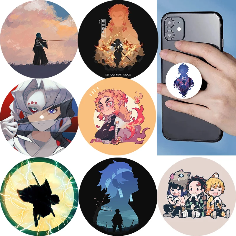 demon-slayer-Popping-Phone-Socket-Folding-Phone-Holder-Stand-Phones ...