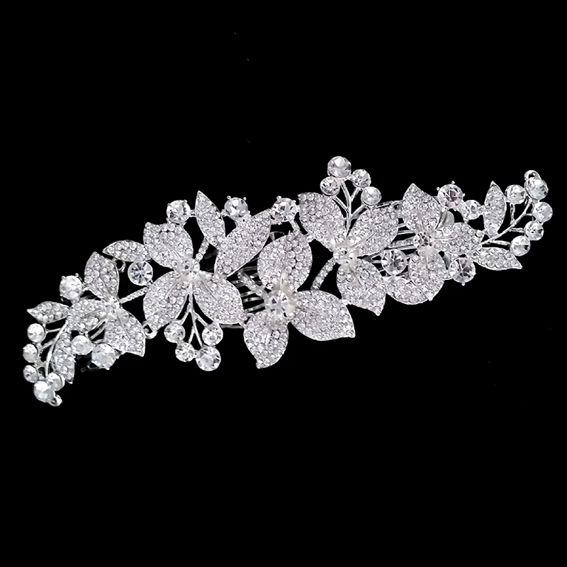 Luxo-Crystal-Leaf-Nupcial-Headpiece-Flower-Casamento-Combs-Cabelo-Longo-para-Mulheres-Acess-rios ...