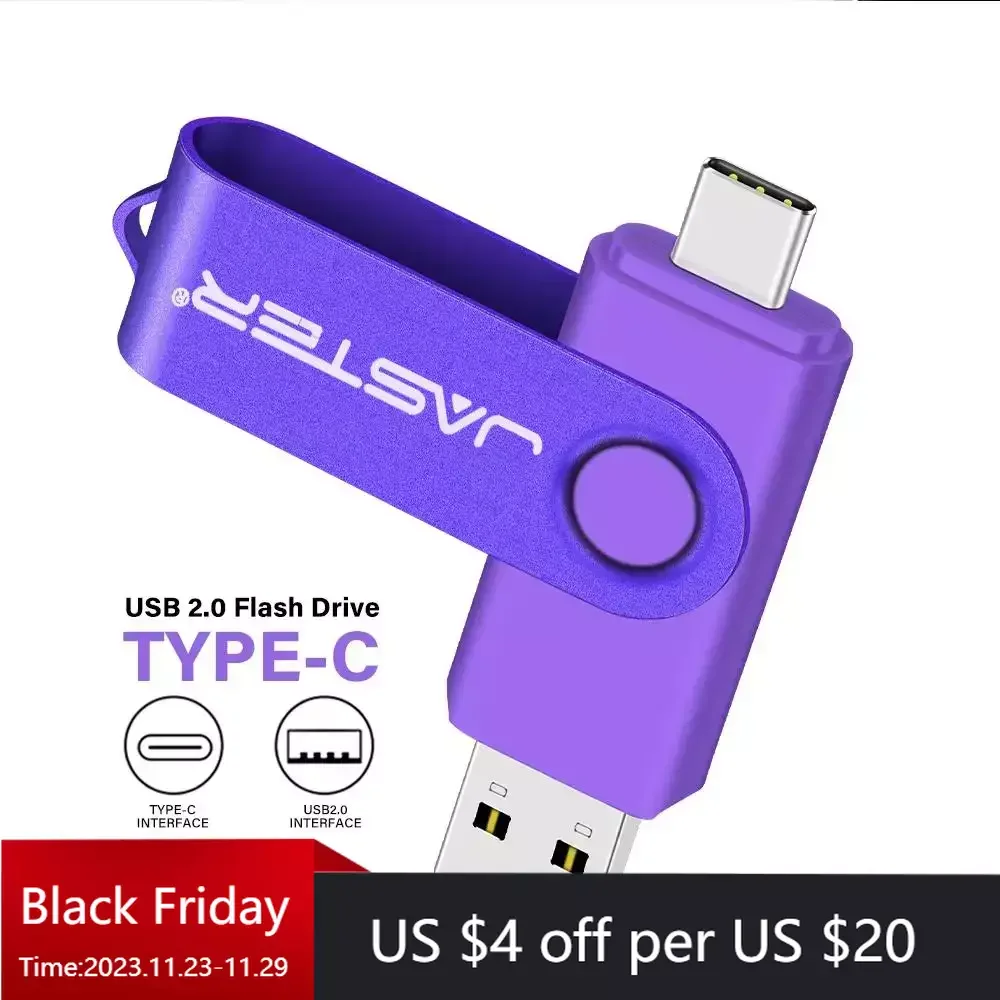 TYPE-C-USB-Stick-Purple-USB-Flash-Drive-64GB-OTG-Chaveiro-Pen-Drive ...