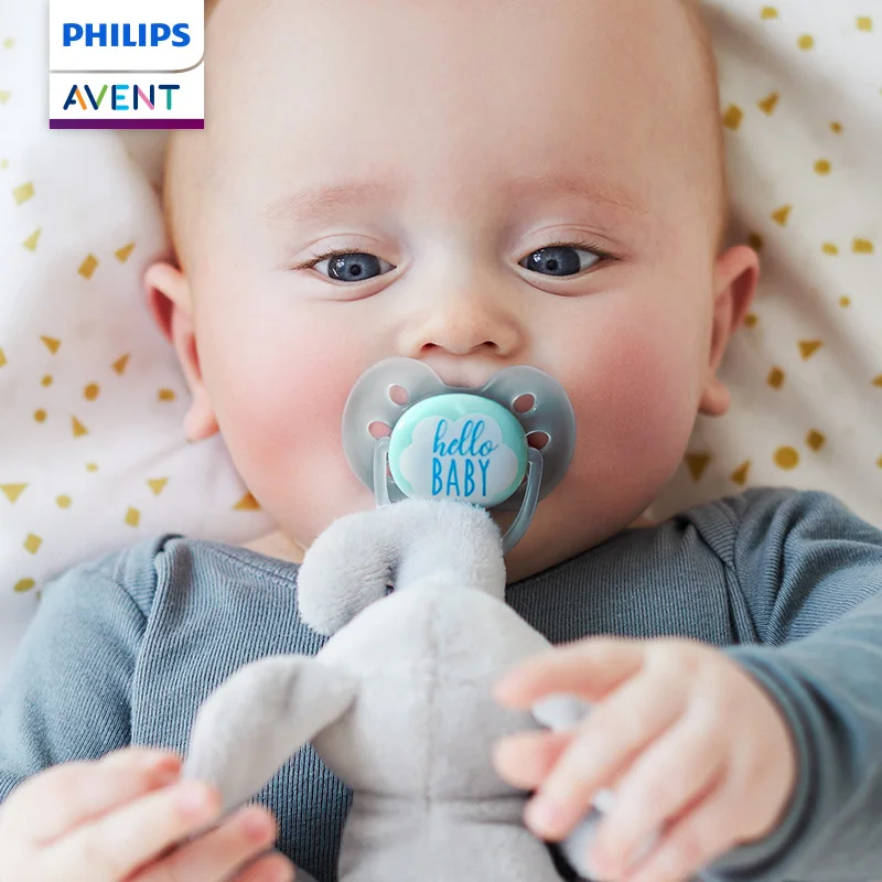PHILIPS-AVENT-silica-gel-Soothing-pacifier-Over-0-18-months-Newborn ...
