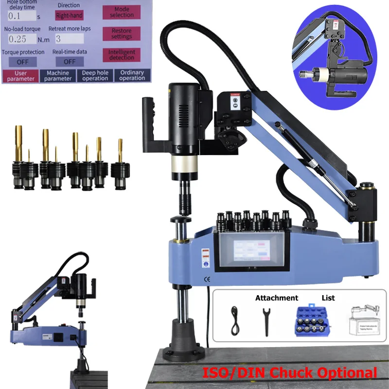 Universal-Metal-Electric-Tapping-Machine-Power-Tapping-Tool-Flex-Arm ...