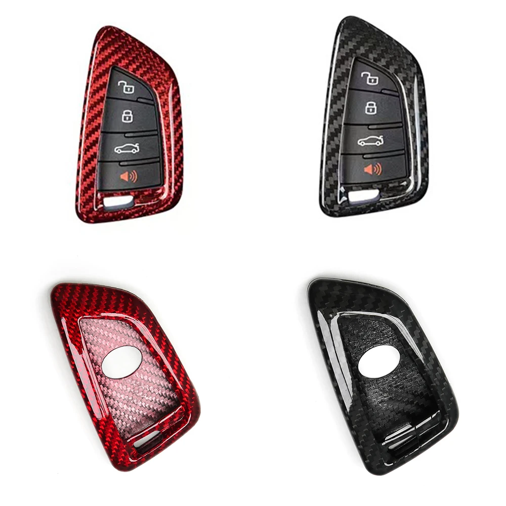 JOGON-Carbon-Fibre-Car-Smart-Key-Keyless-Remote-Entry-Fob-Case-Cover ...