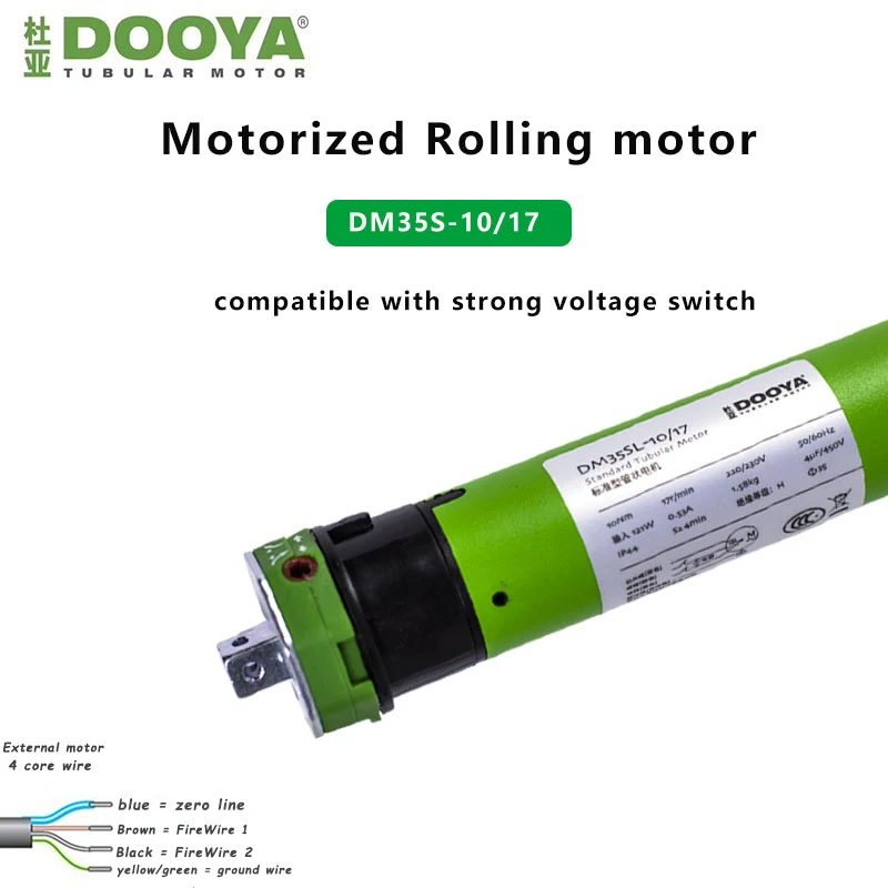 2022 NEW Original Dooya Tubular Motor 220V 50HZ DM35S For 50MM tube ...