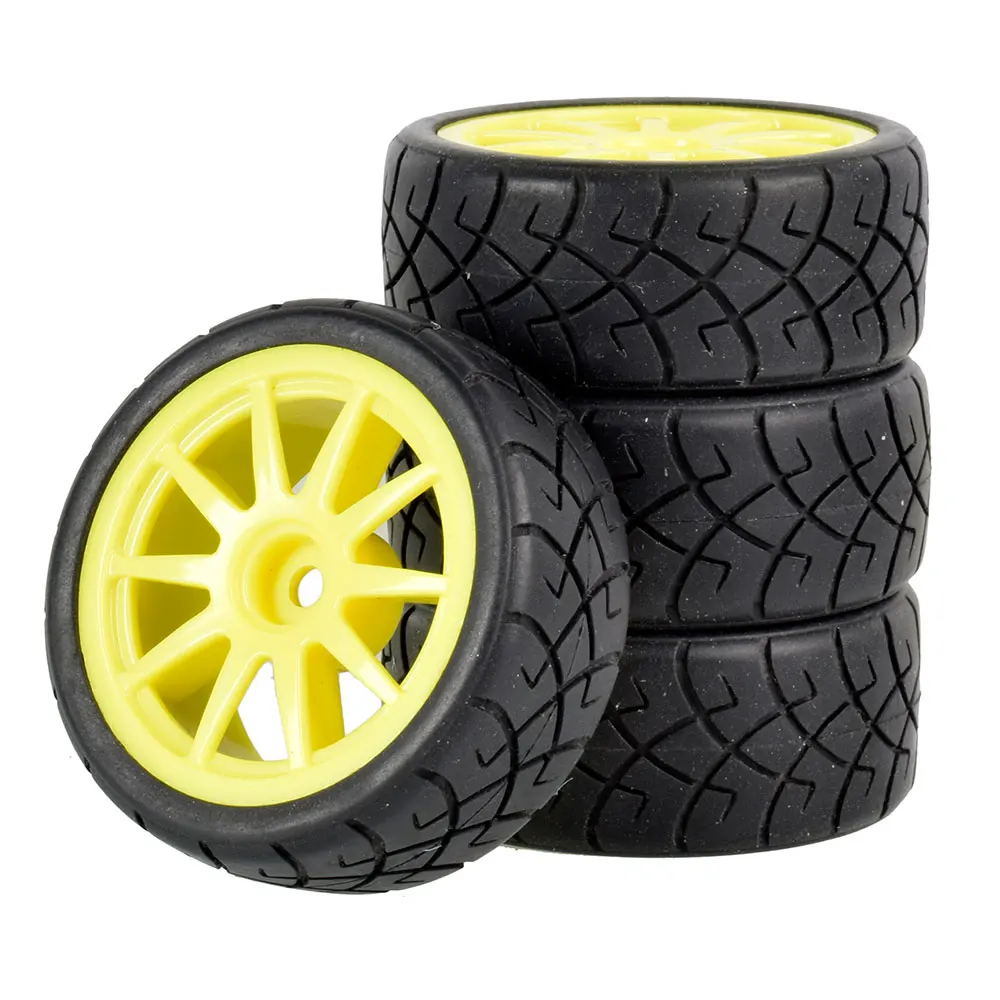 4pcs-RC-Car-Rubber-Tires-Wheels-Rims-12mm-Hex-Hub-for-WLtoys-144001-and ...
