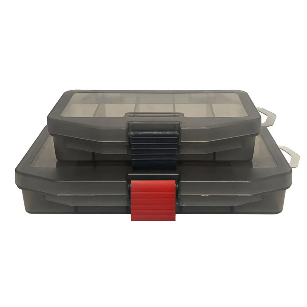 Gray-Transparent-Plastic-Single-Layer-Lure-Box-Large-Medium-Small-Size ...