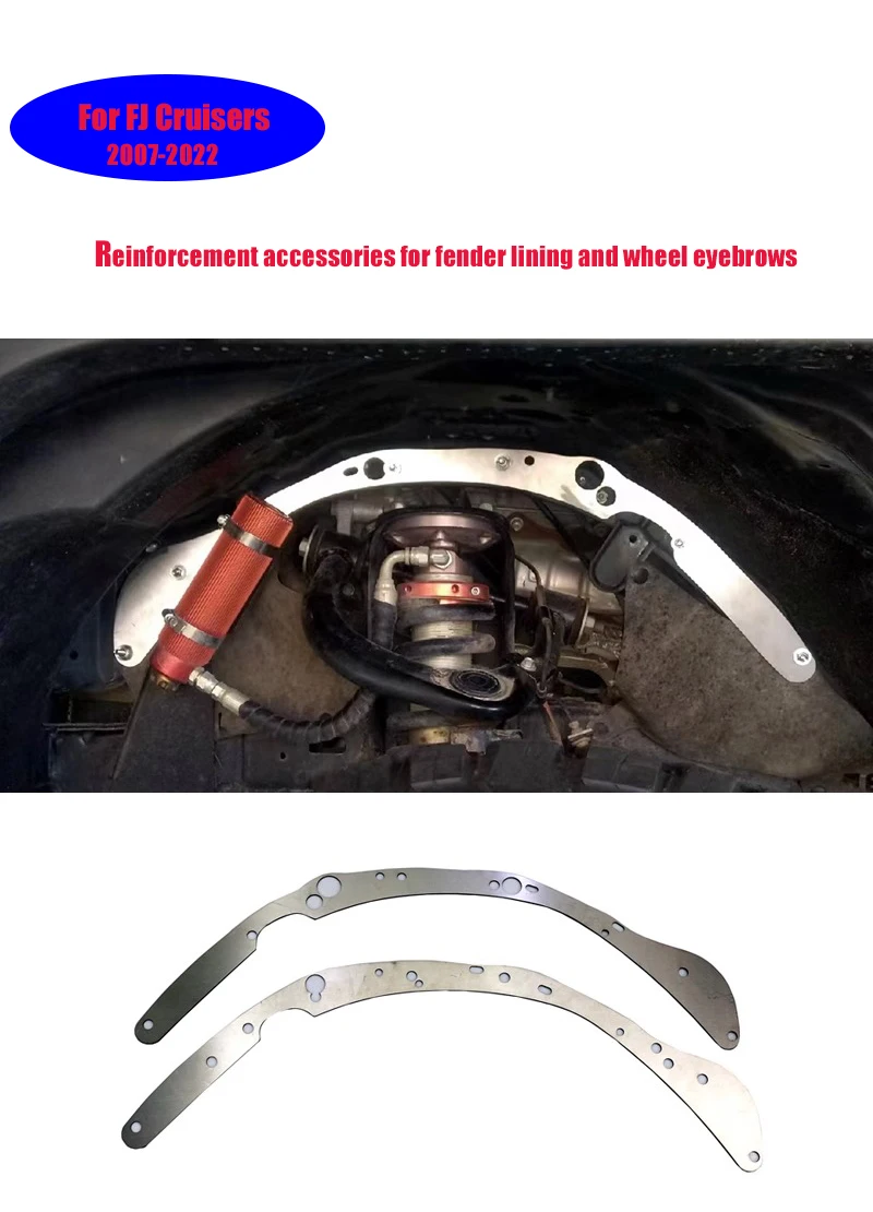 For-Toyota-FJ-cruiser-fender-wheel-spin-reinforcement-fender-front ...