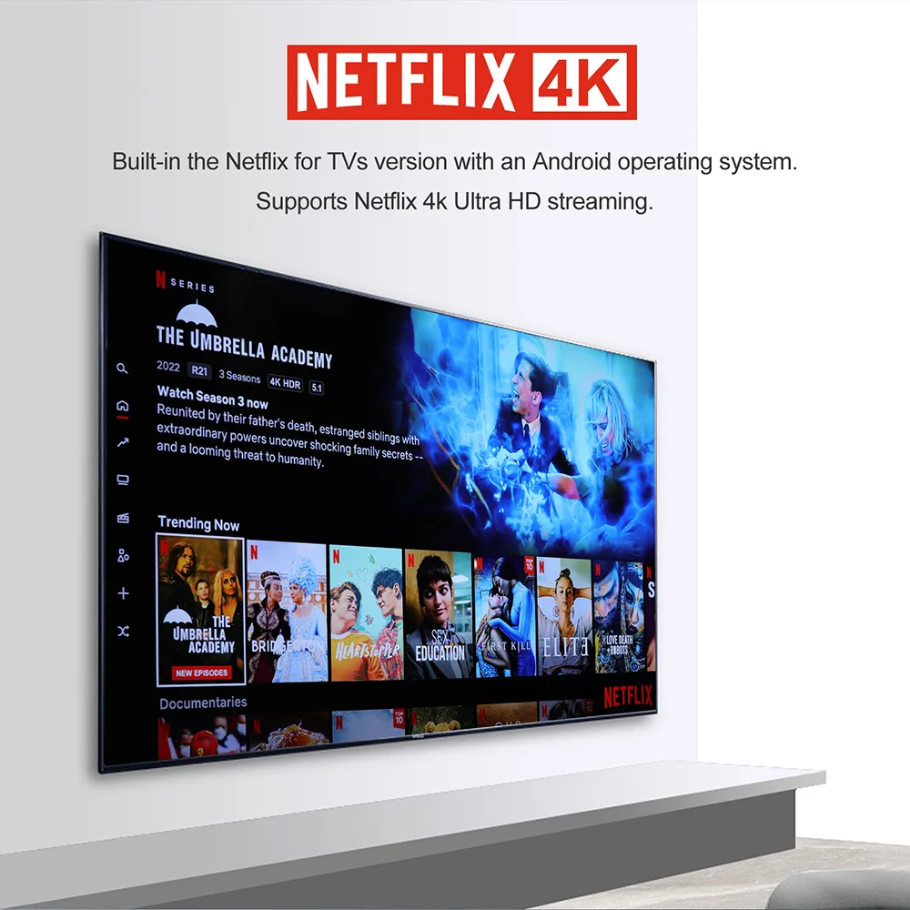 HAKO-Pro TV Box,Android 11,Amlogic S905Y4,Netflix,Google Ignore ...