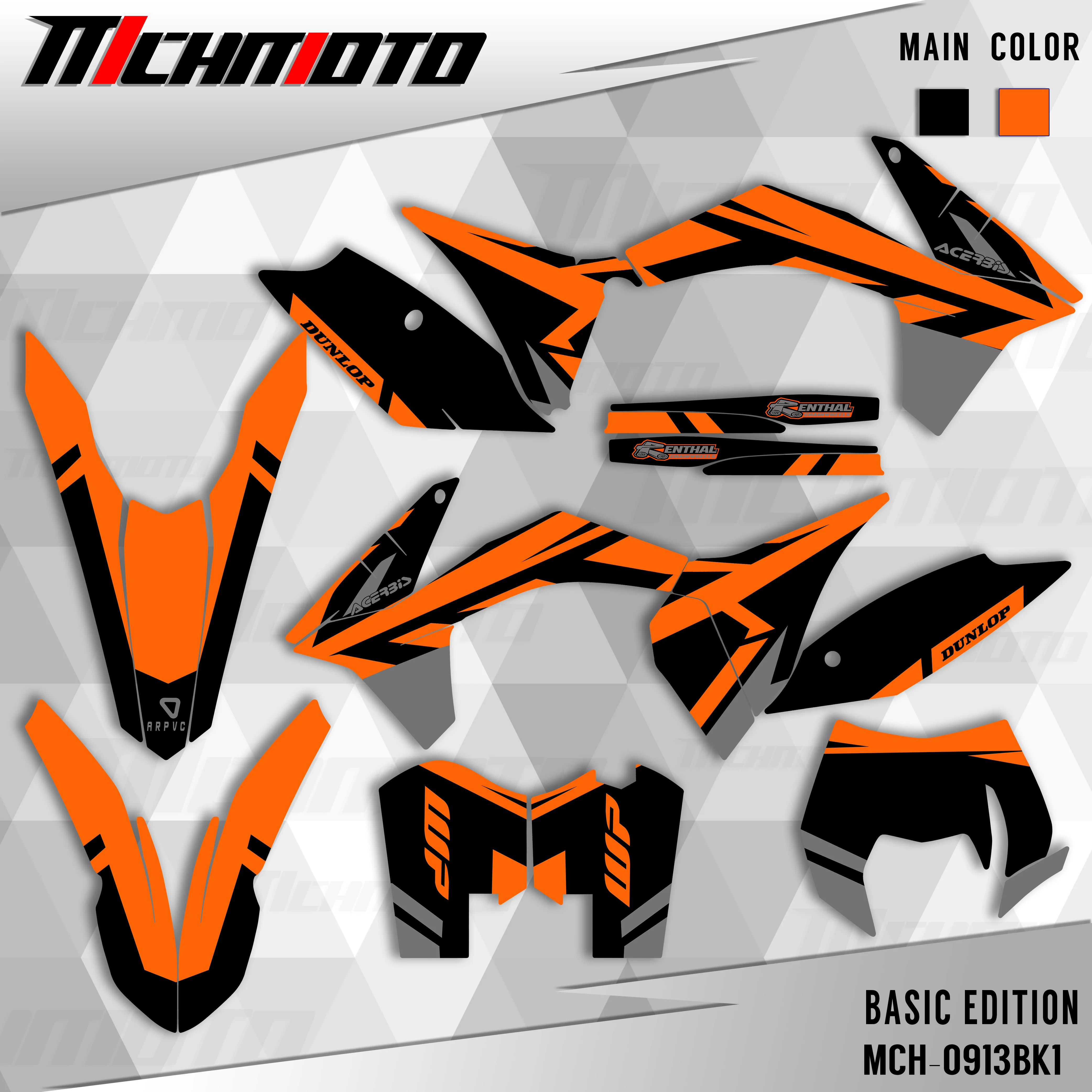 MCHMFG-calcoman-as-gr-ficas-completas-para-KTM-EXC-EXC-F-125-250-300 ...