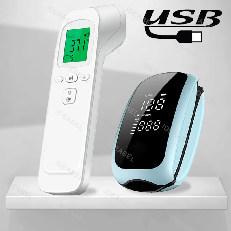 LCD Forehead Infrared Electronic Forehead Temperature Gun Medical ...