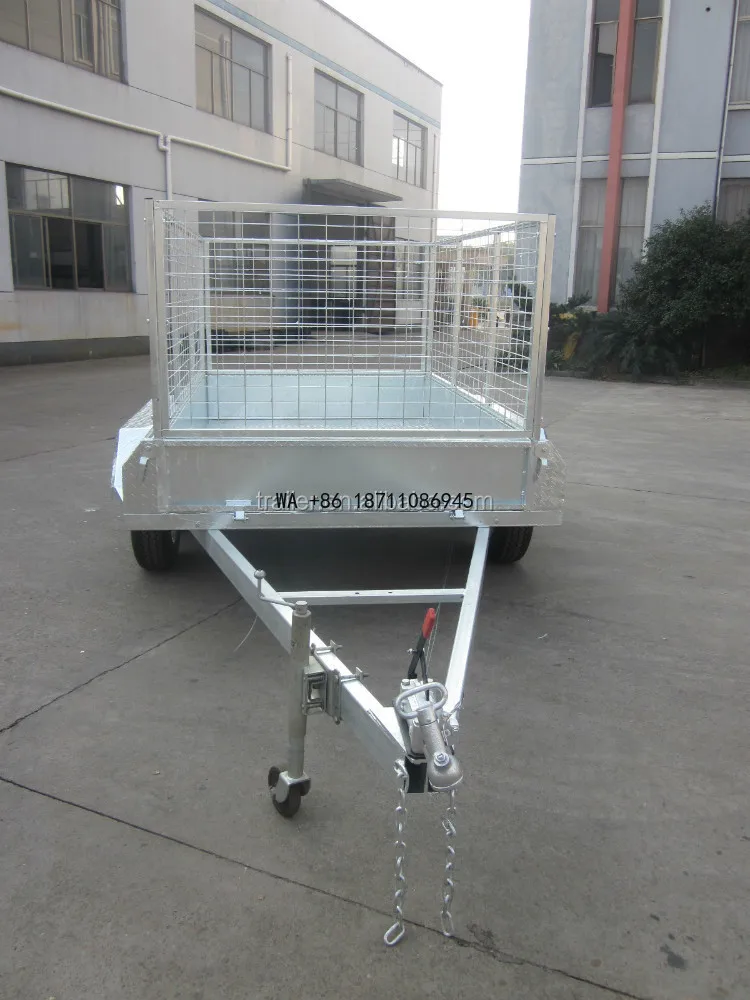 2025 New Galvanized Car Farm Utility Trailer Heavy Duty Multi-Purpose ...