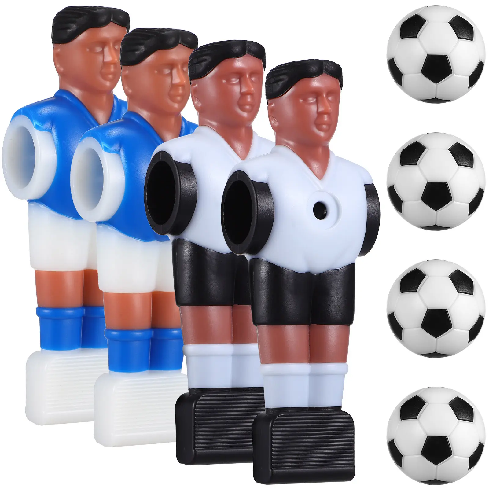 4Pcs Foosball Table Football Players Replacement Resin Mini Soccer Game ...
