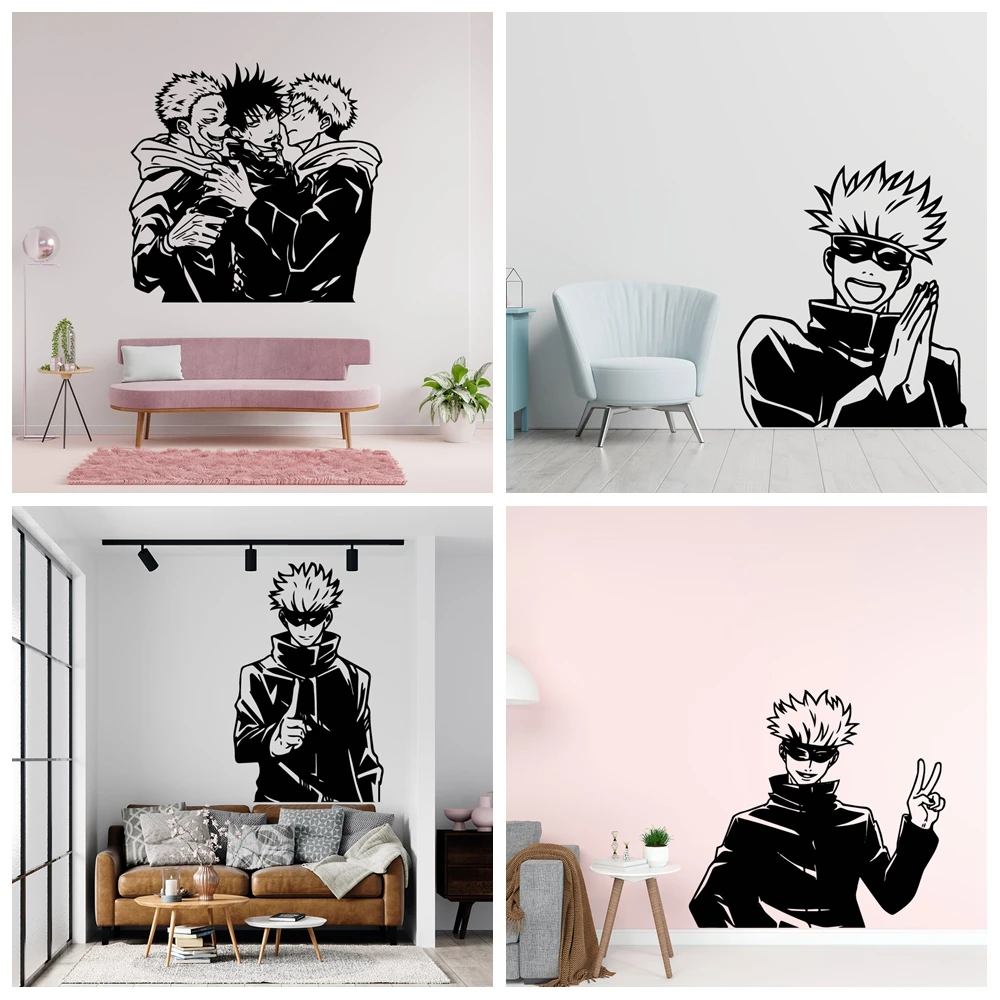 Anime-characters-Wall-Sticker-Removable-Wall-Stickers-Diy-Wallpaper-For ...