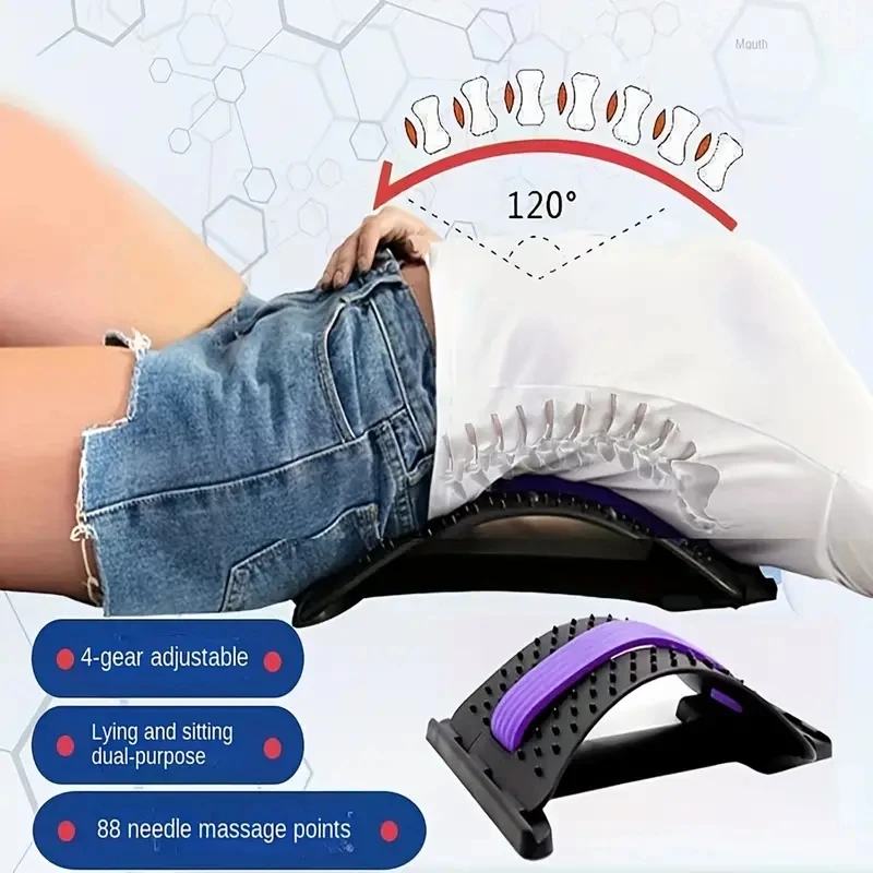 Magnetic-Back-Massage-Muscle-Relax-Stretcher-Posture-Therapy-Corrector ...