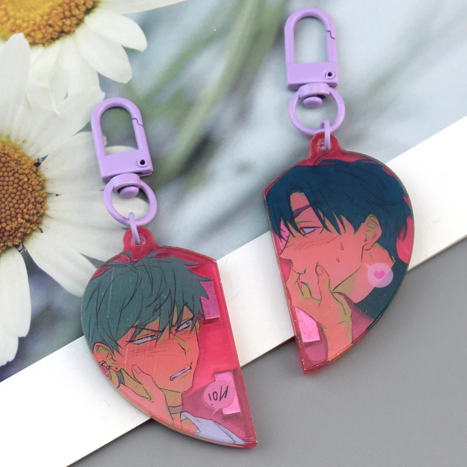 Anime Plush 2Pc Alien Stage Ivan Till Keychain Cosplay Acrylic Keyrings ...
