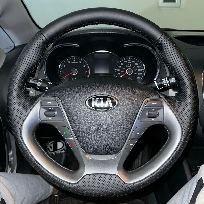 Anti-Slip-Artificial-Leather-Braid-Car-Steering-Wheel-Cover-Wrap-For ...