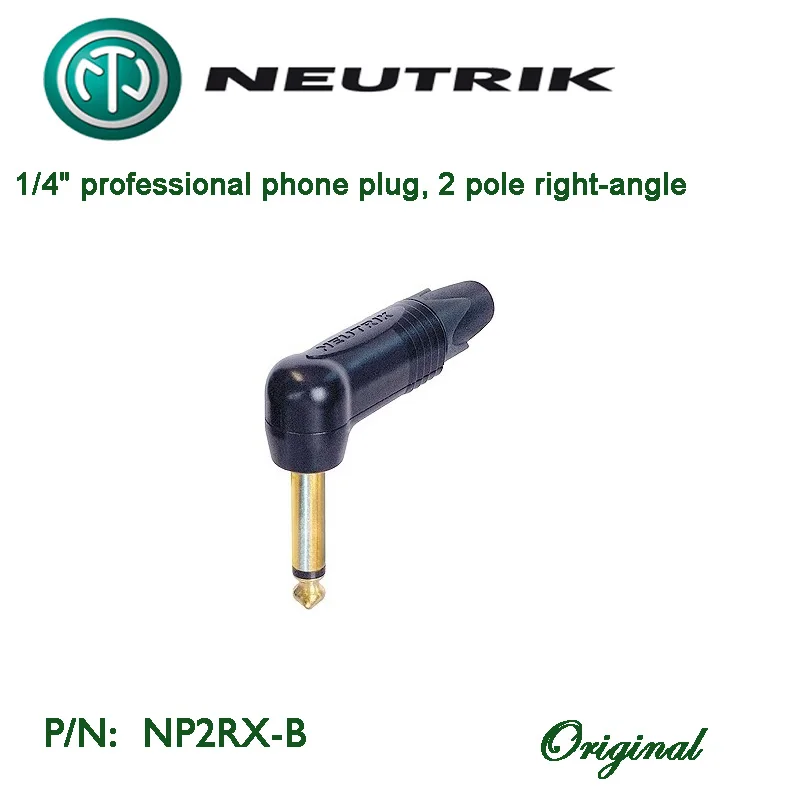Swiss-made-Neutrik-Original-NP2RX-B-2-pole-1-4-professional-right-angle ...