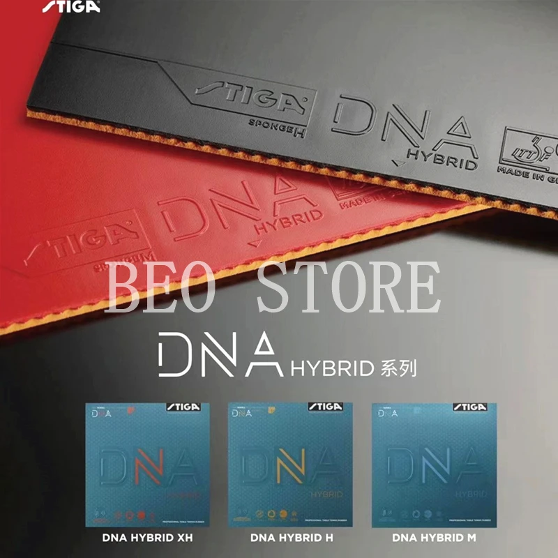 STIGA-DNA-HYBRID-Table-Tennis-Rubber-Professional-Half-sticky-Spin-Pips-in-Original-STIGA-DNA ...