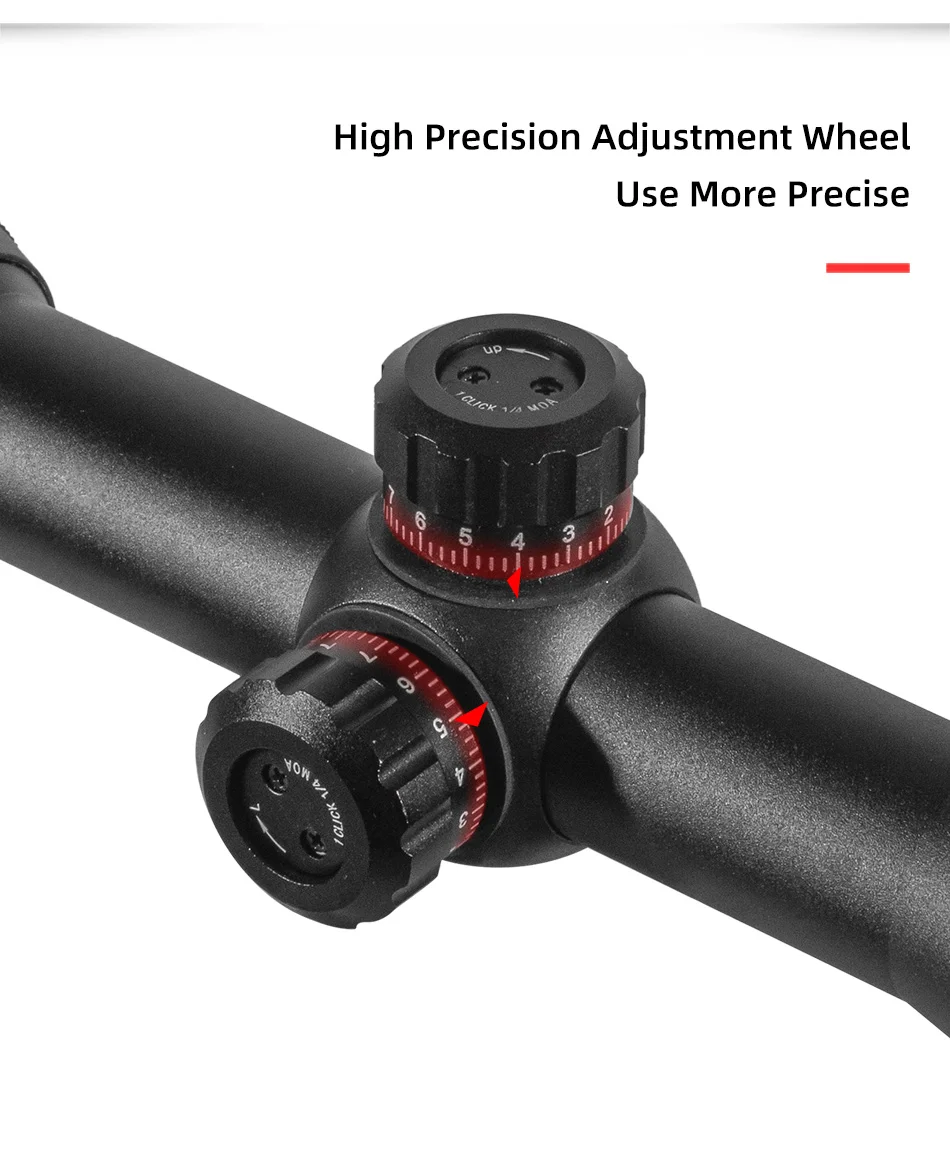 DIANA 4-14x44 Scope Tactical Optic Cross Sight Green Red Illuminated ...