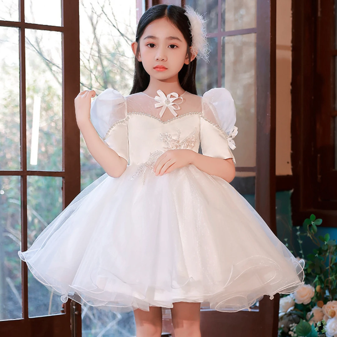 White Dress For Graduation For Kids