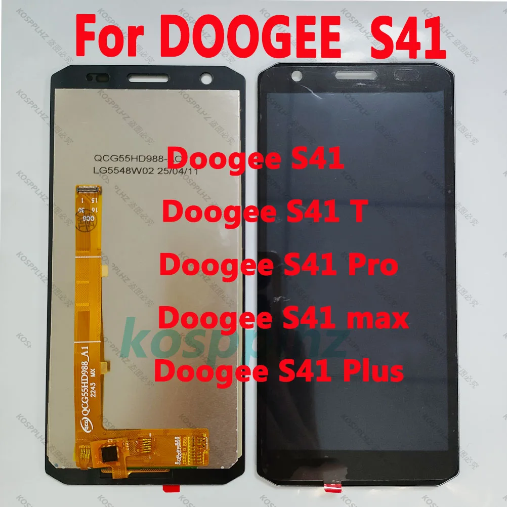 FOR Doogee S41 S41Pro S41 T S41MAX S41 Plus Lcd Display+Touch Screen ...