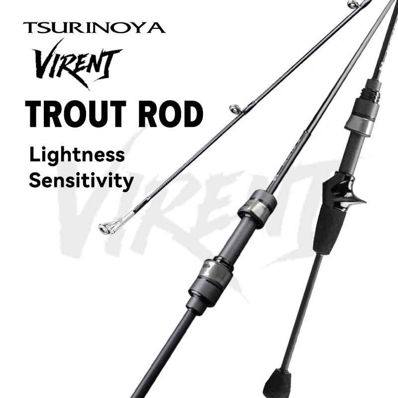 TSURINOYA BFS Ultralight Fishing Rod VIRENT 1.8m 1.95m 2.10m UL L ...