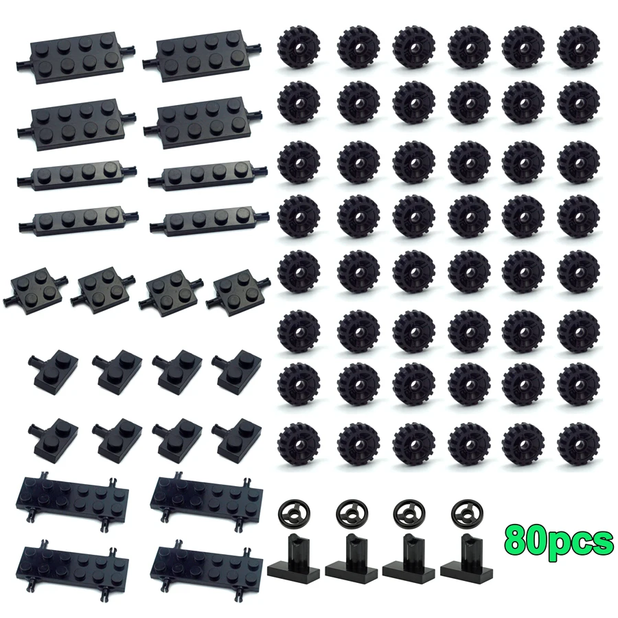 Wheel-Axles-Pack-Car-Tires-DIY-Models-Shaft-Plate-Building-Blocks ...