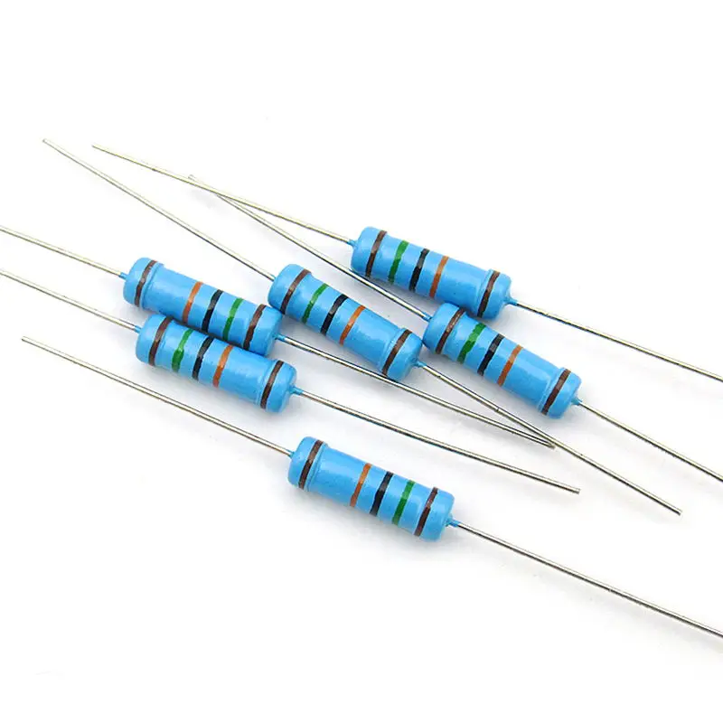 20pcs 2w 1% Metal Film Resistor 2w 1ω - 910ω 1 2 3 3.3 4.7 10 20 30 47 ...