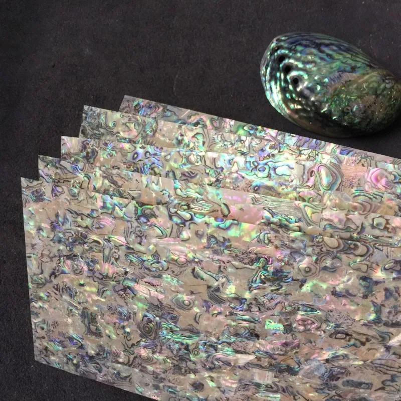 1lot-5pieces-Natural-Abalone-Shell-Laminate-Sheet-for-Wood-Carved-Inlay ...