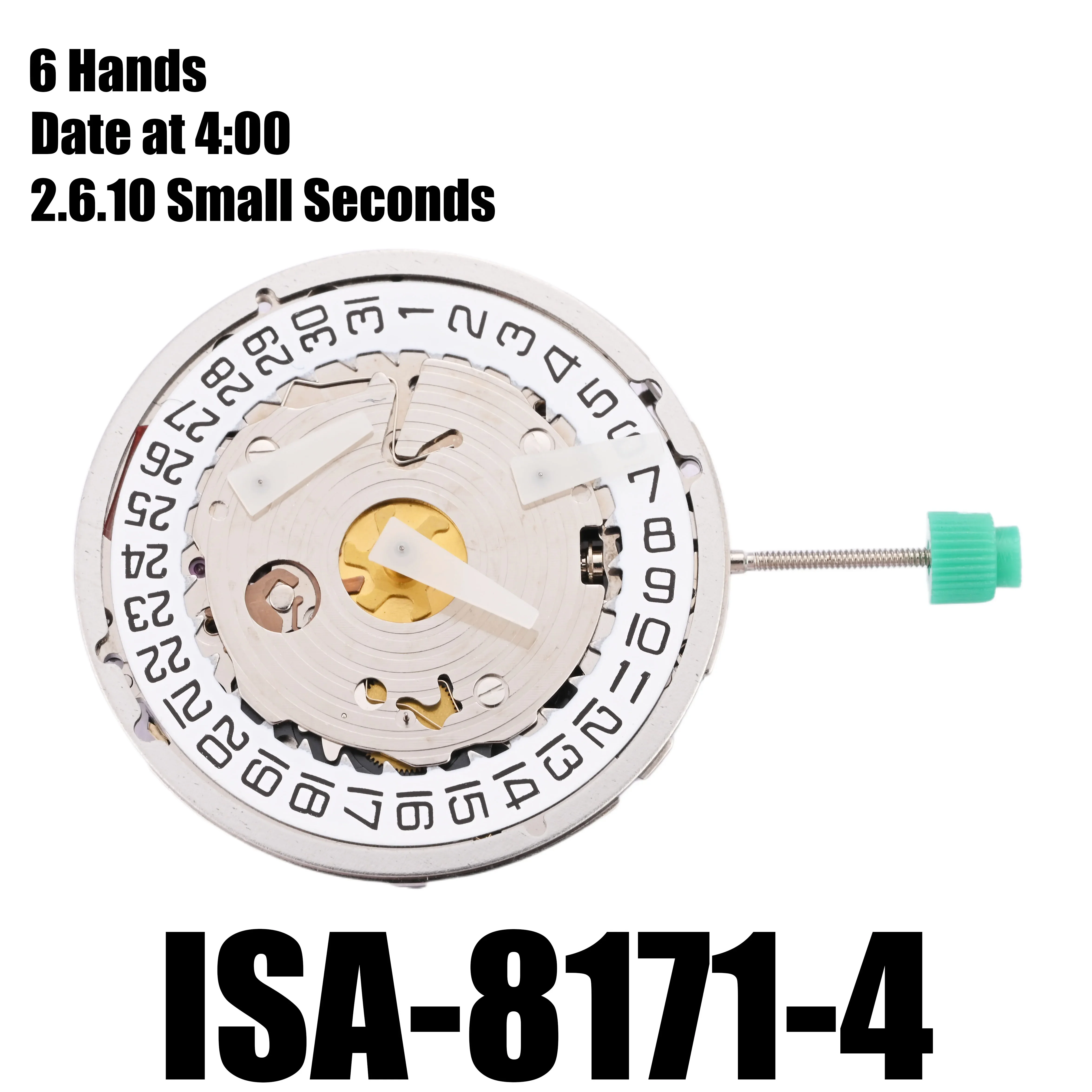 8171-Movement-ISA-8171-4-Movement-Genuine-Quartz-Calibre-Four-o-clock ...
