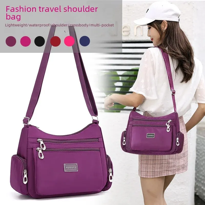 Large-Capacity-Oxford-Cloth-Women-Crossbody-Bag-Multi-layer-Single ...