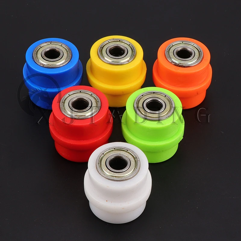 8mm-10mm-Drive-Chain-Pulley-Roller-Slider-Tensioner-Wheel-Guide-For ...
